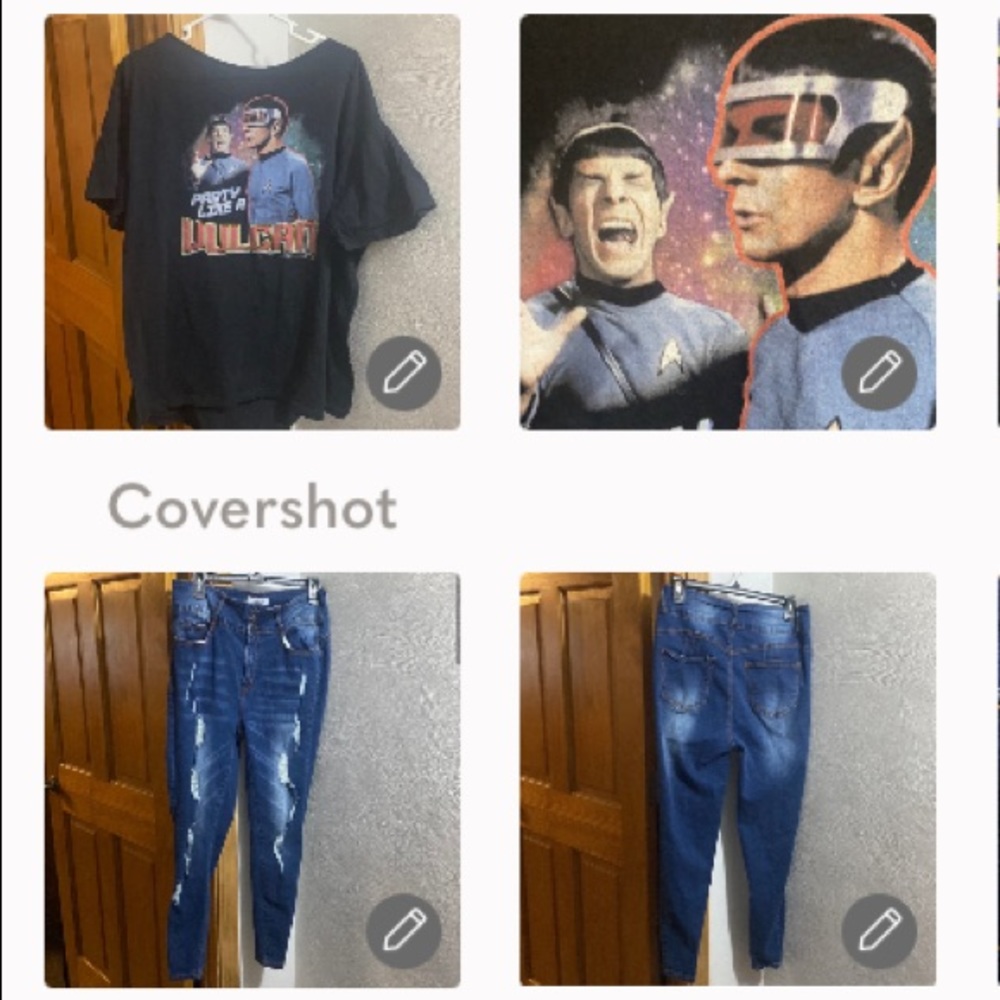 Spock Party Like A Vulcan 2x & 3button Stretch Jeans … - Gem